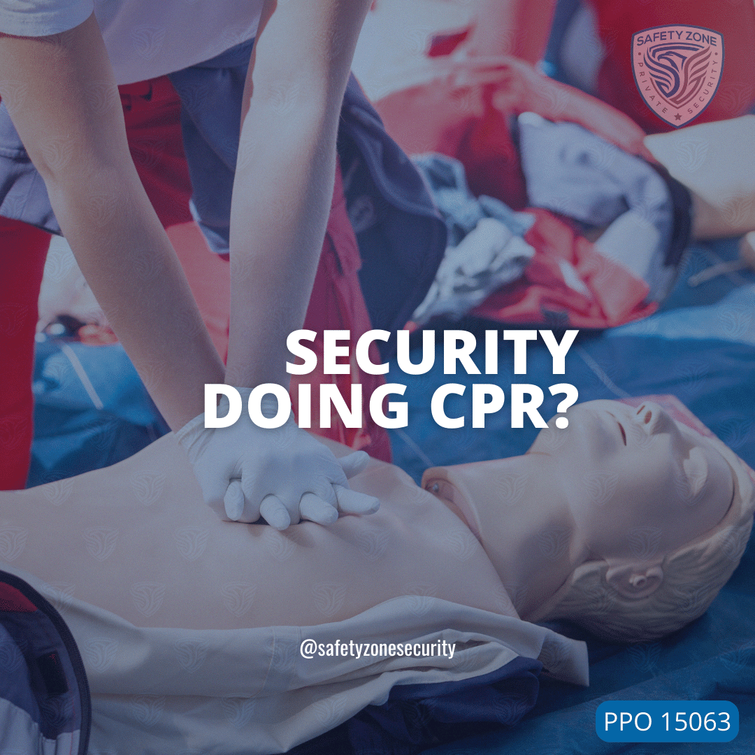 Are Security Guards Trained in CPR? - Safety Zone Security